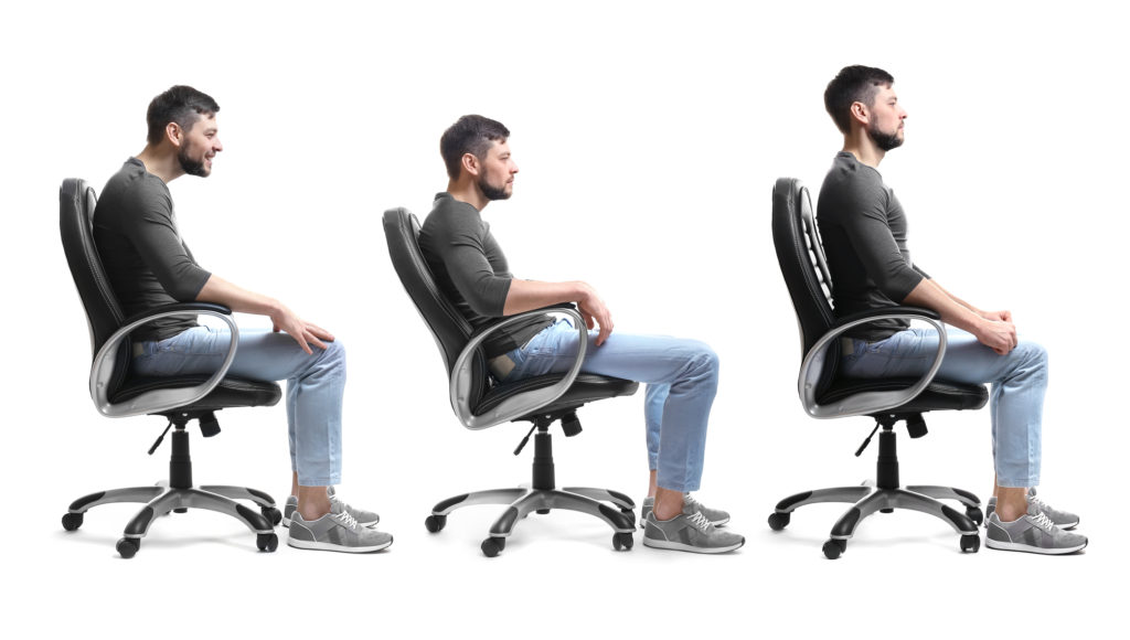 Correct sitting posture or sitting position - M Physio